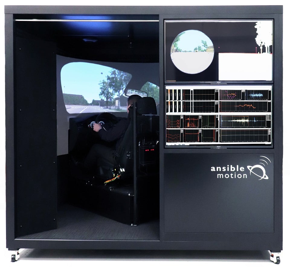 New Product: Ansible Motion Theta C compact driving simulator